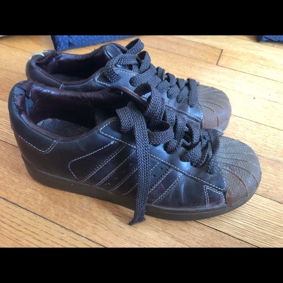 adidas | Shoes | Good Condition Adidas Vintage Brown Shelltops 45 ...